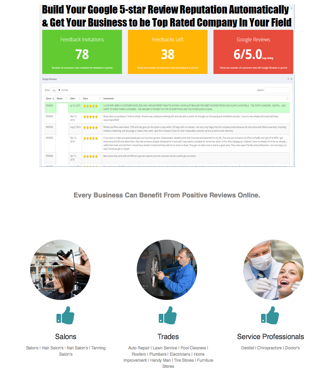 Online Reputation Management Google Business Star Review Repair